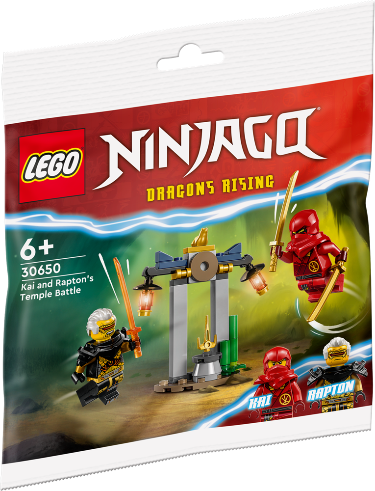LEGO NINJAGO BATTAGLIA NEL TEMPIO DI KAI E RAPTON 30650 | GIOCHI DI CLEM